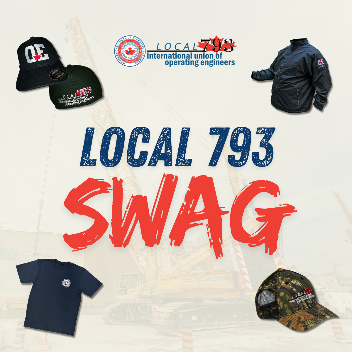 Show Your Union Pride with IUOE Local 793 Gear! – IUOE Local 793