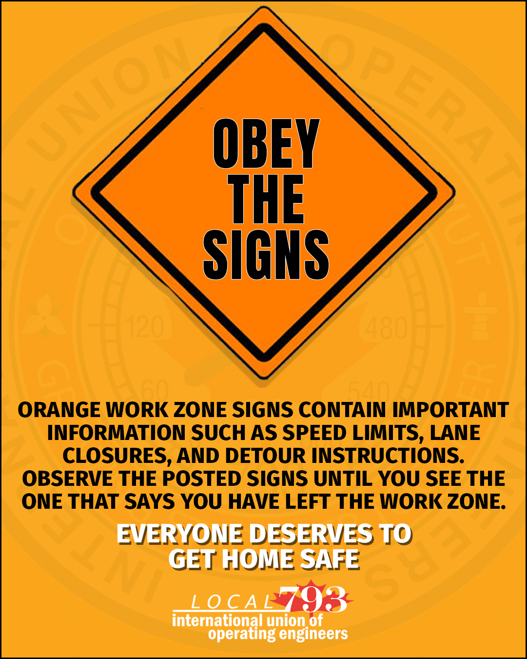 Signs Crucial for Maintaining Work Zone Safety – IUOE Local 793